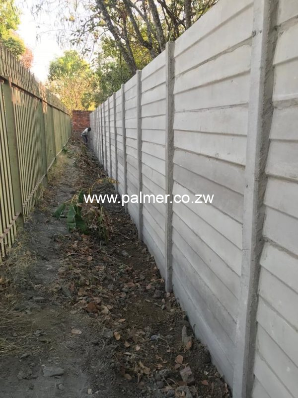 2.4m H by 1m L precast panel wall supply & fix - Palmer Construction ...