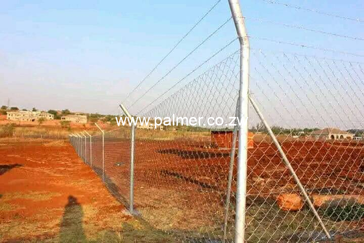 2.1m H by 1m L by 2mm DMF W/O diamond mesh fence supply & fix - Palmer ...