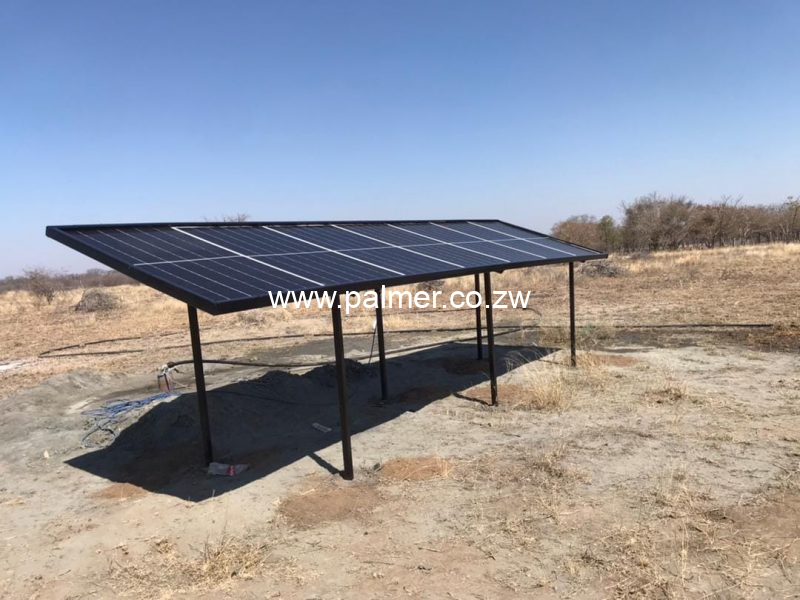 SFSS04 2.4m by 8.4m Solar Panel Frame - Palmer Construction Zimbabwe