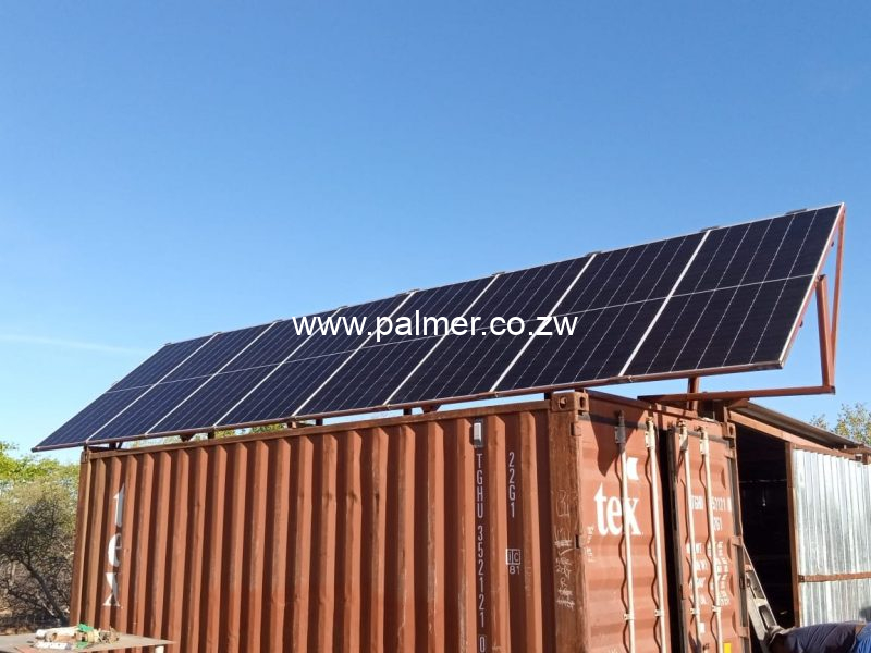 SFSS06 2.4m by 9.6m Solar Panel Frame - Palmer Construction Zimbabwe