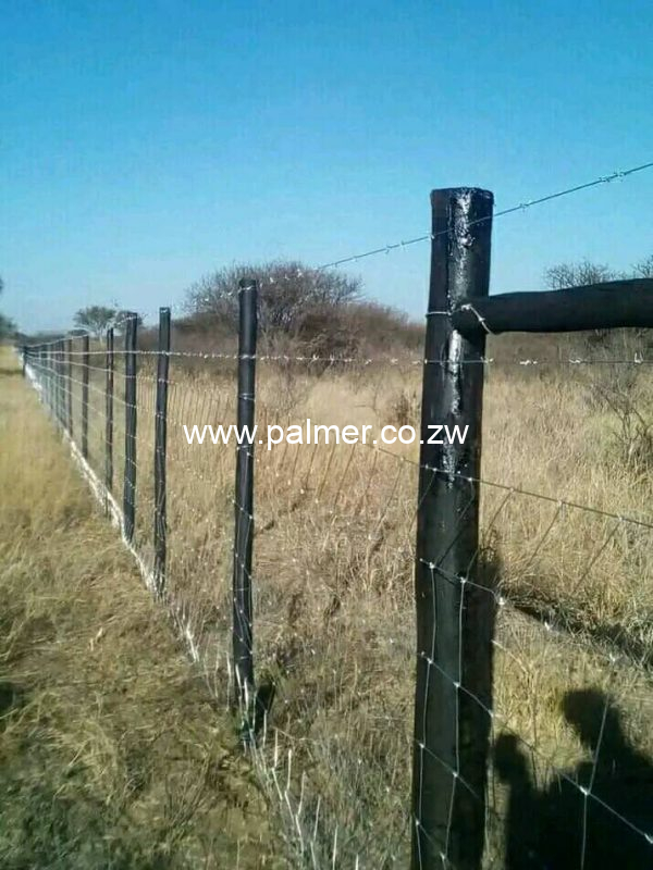 2.4m Game fence Supply & fix - Palmer Construction Zimbabwe